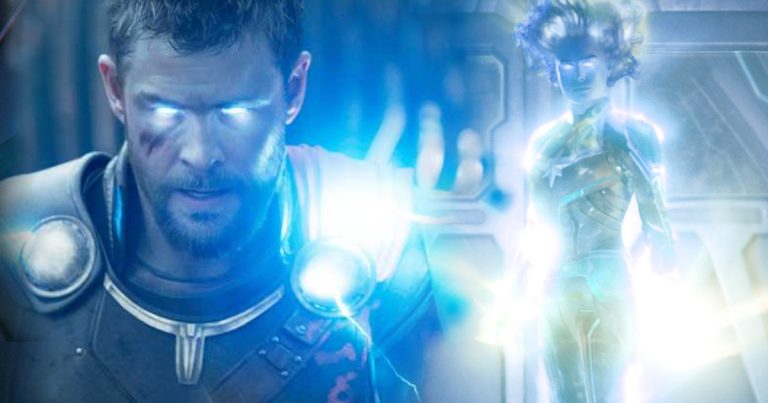 Avengers: Endgame: Captain Marvel Meets Thor Revealed | Cosmic Book News