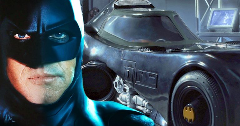 'The Flash' Spot Shows Off Michael Keaton Batman Batmobile | Cosmic ...