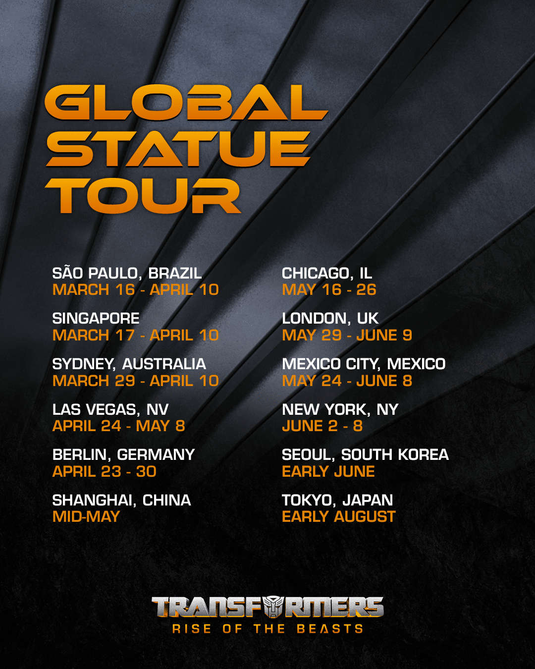 'Transformers: Rise of the Beasts' Gets New Spot, Global Tour | Cosmic ...