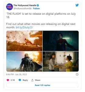 The Flash Flops: On Digital After Only 30 Days | Cosmic Book News