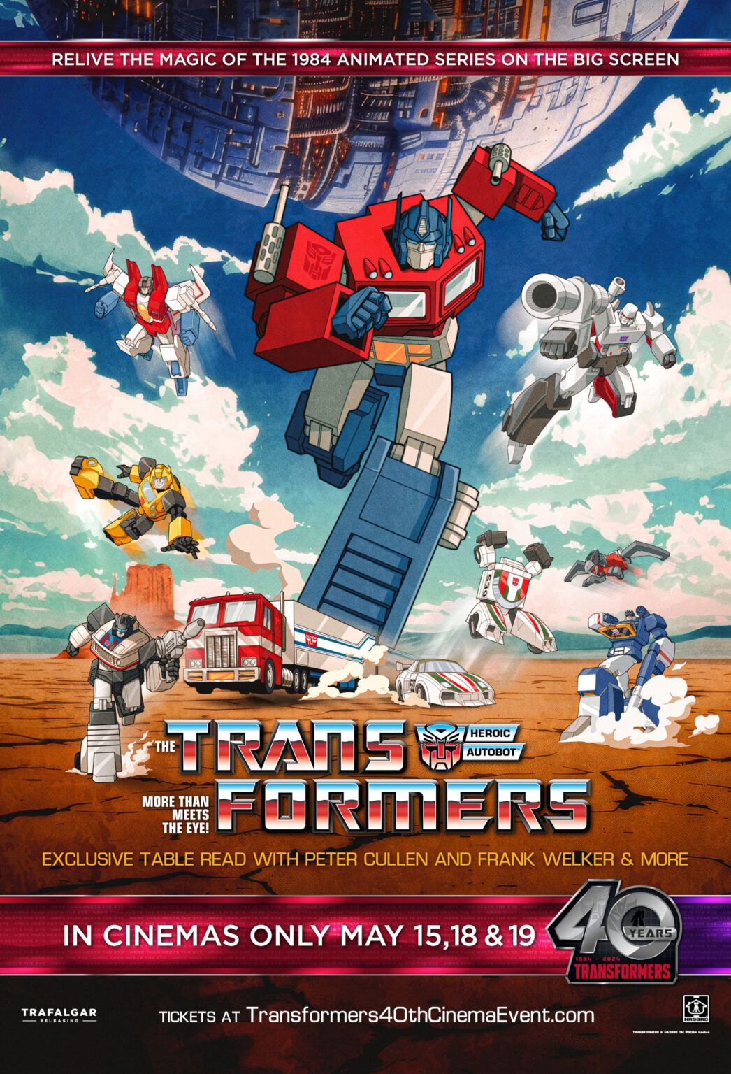 Hasbro Celebrating Transformers 40th Anniversary In Theaters | Cosmic ...
