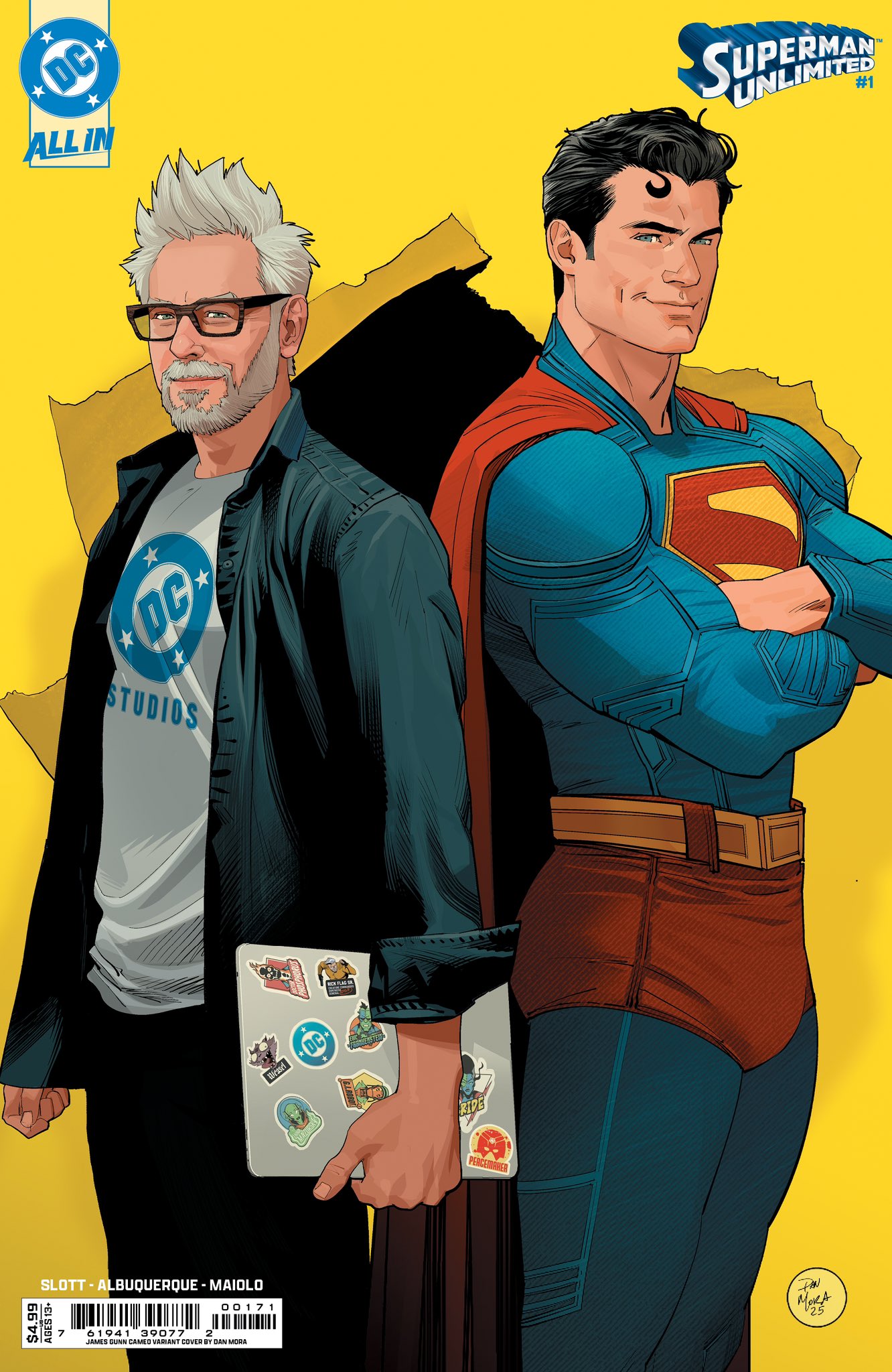 James Gunn and David Corenswet Grace The Cover Of 'Superman Unlimited ...